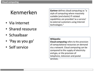 Cloud Computing - Peter van Eijk | PPTX