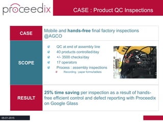 Peter Verstraeten (Proceedix): Paperless Instructions & Inspections | PPTX