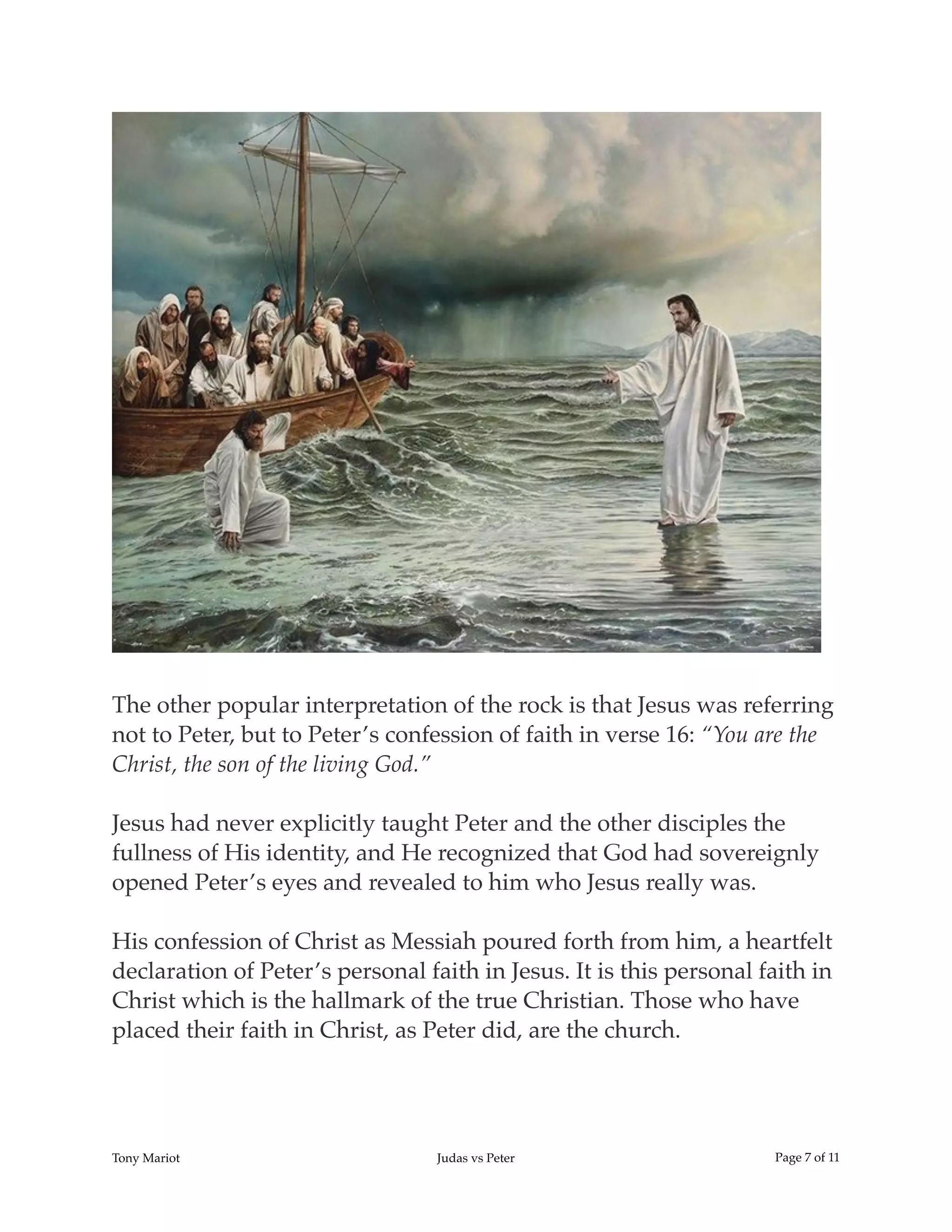 Peter vs Judas | PDF