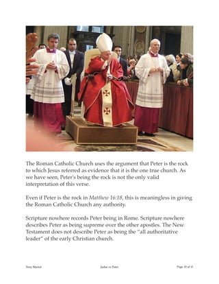 Peter vs Judas | PDF