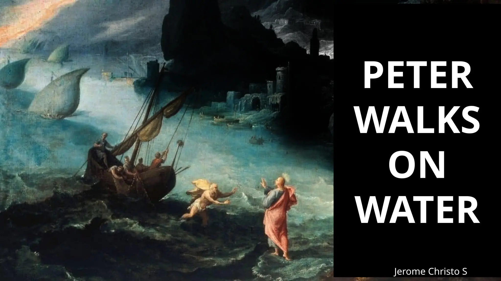 Peter walks on water - A short presentation.pptx