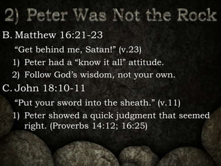 Peter - You're Not As Strong As You Appear | PPT