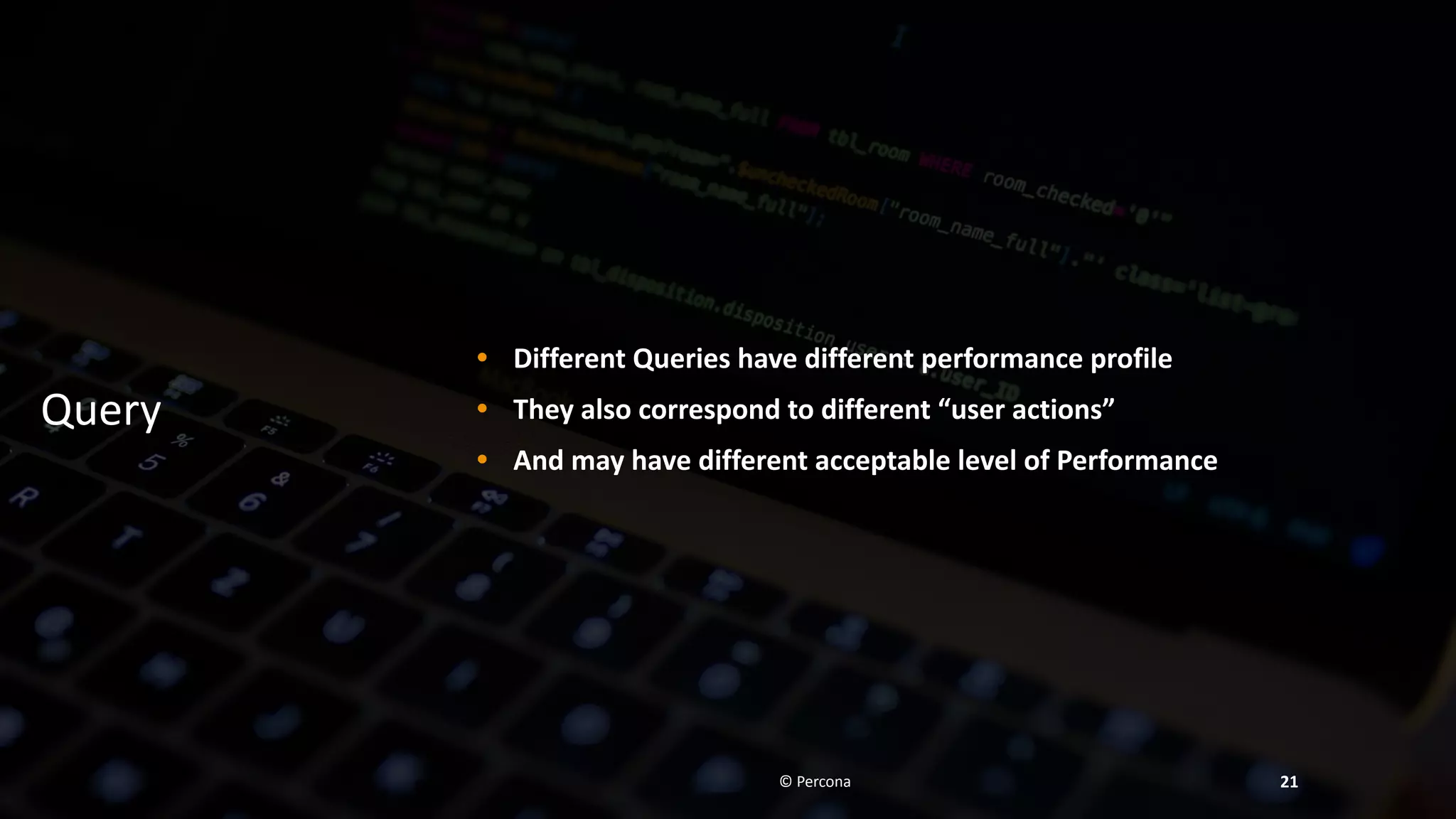 A Deep Dive into Query Performance | PPT A Deep Dive into Query Performance | PPT