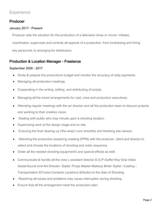 Media Production Manager | PDF