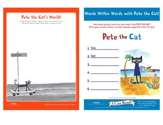 Pete the Cat Activity Book | PDF