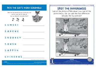 Pete the Cat Activity Book | PDF