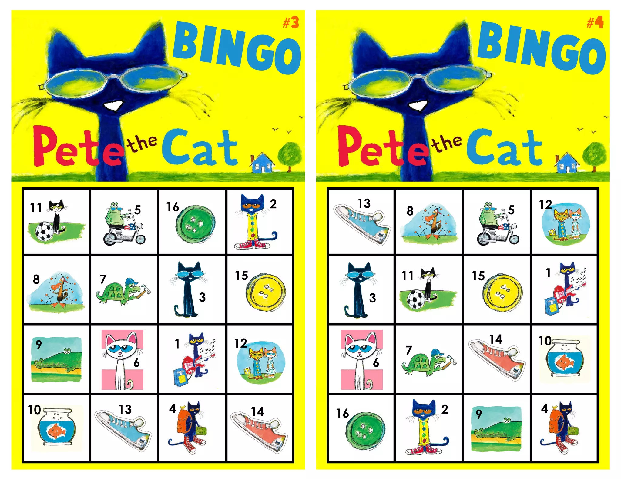 Pete the Cat BINGO | PPT