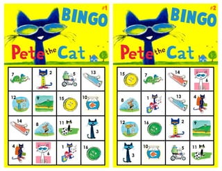 Pete the Cat BINGO | PPT
