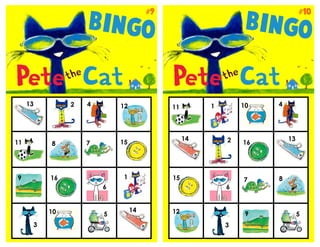 Pete the Cat BINGO | PPT