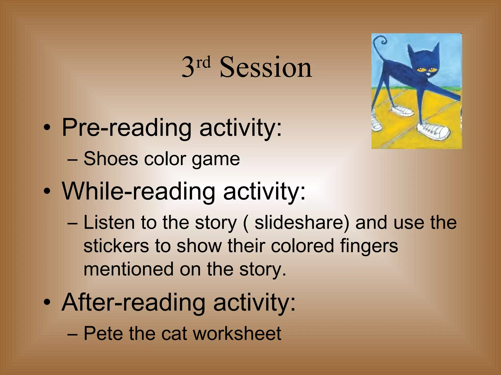 Pete the cat project | PPT