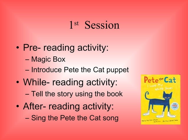 Pete the cat project | PPT | Education