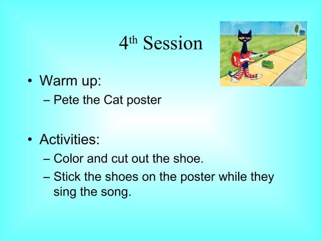 Pete the cat project | PPT | Education