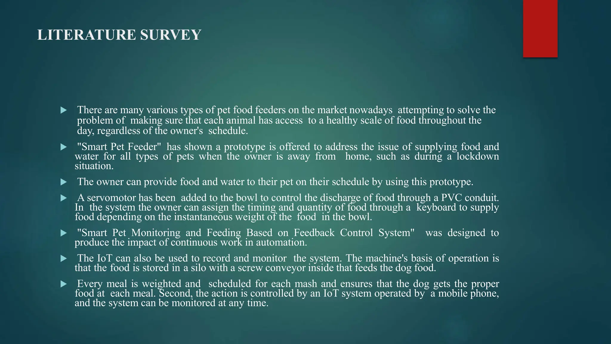 pet feed robot using esp32 camera and l293d module | PPTX