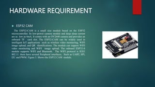 pet feed robot using esp32 camera and l293d module | PPTX