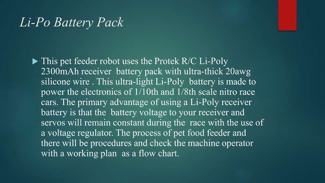 pet feed robot using esp32 camera and l293d module | PPTX