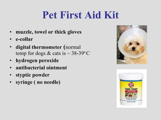 Pet First Aid | PPT
