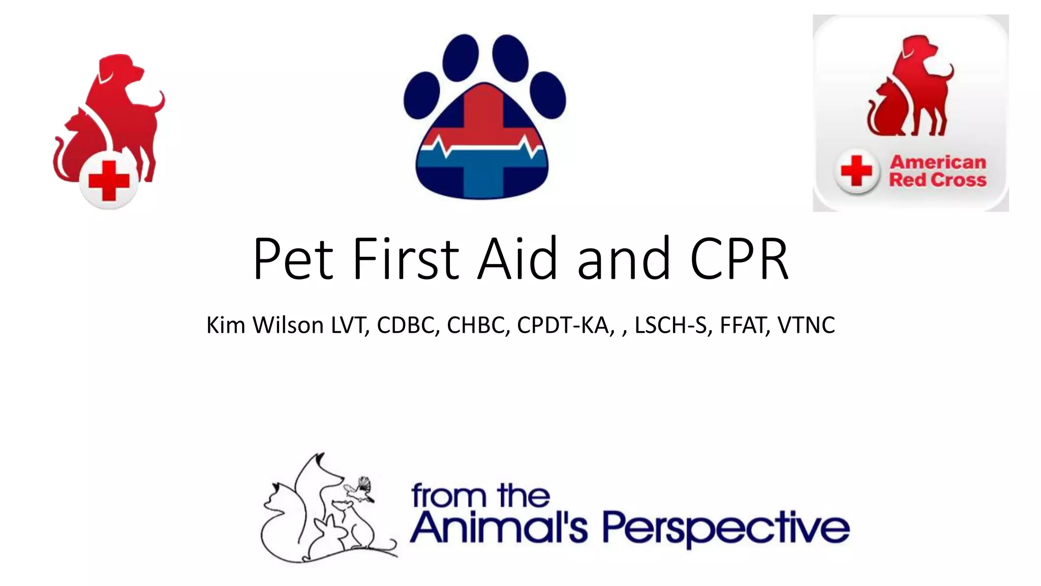 Pet first aid and cpr | PPTX