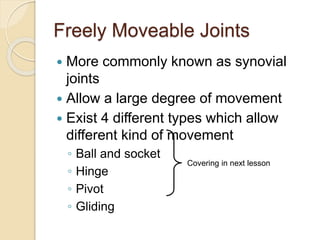 5.4 different kinds of joints | PPTX
