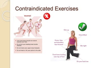 5.5 synovial joints and contraindicated exercises