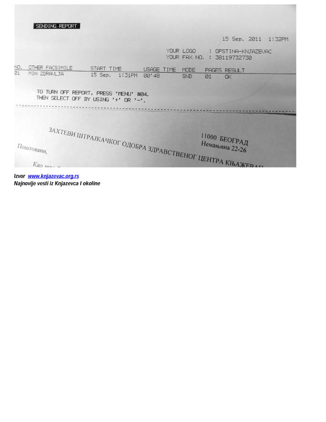 Peticija zc knjazevac | PDF