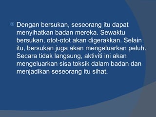 FAEDAH BERSUKAN | PPT