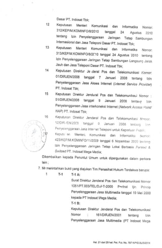 Petikan putusan ma 10 jul 2014 | PDF