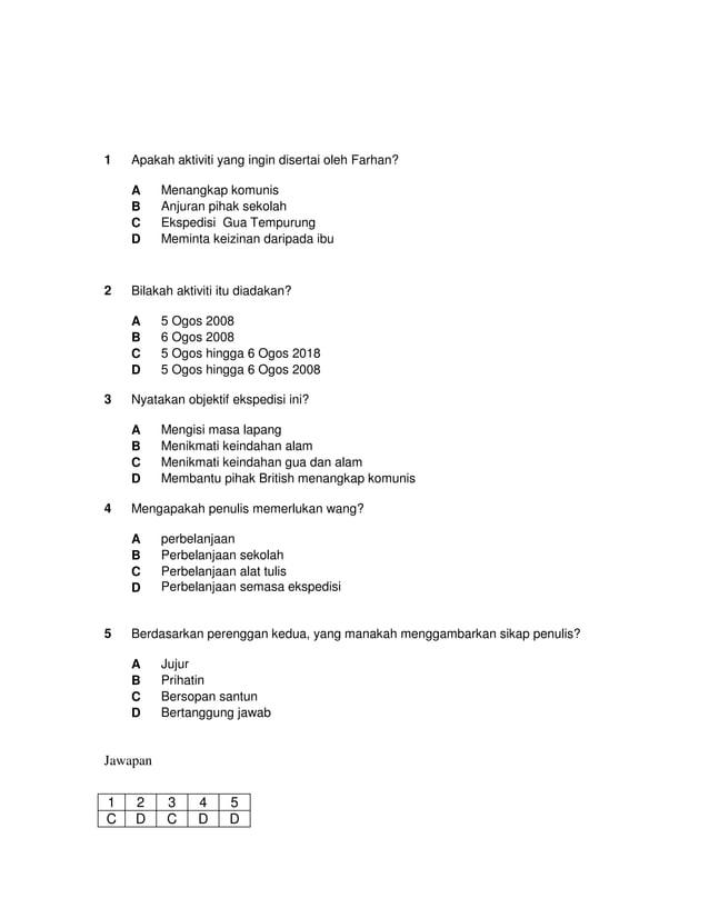 Petikan surat kiriman tidak rasmi | PDF
