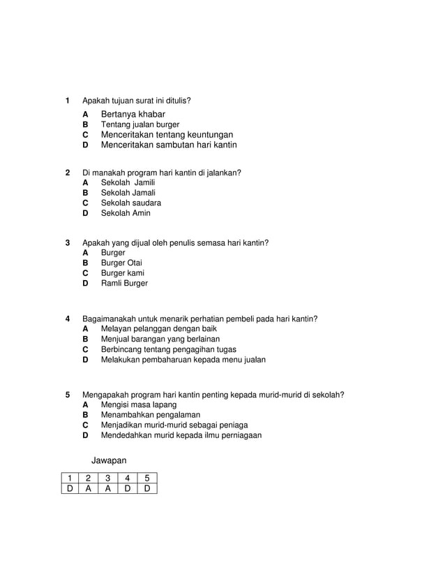 Petikan surat kiriman tidak rasmi | PDF