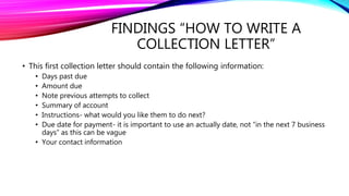 Collection request letter | PPTX