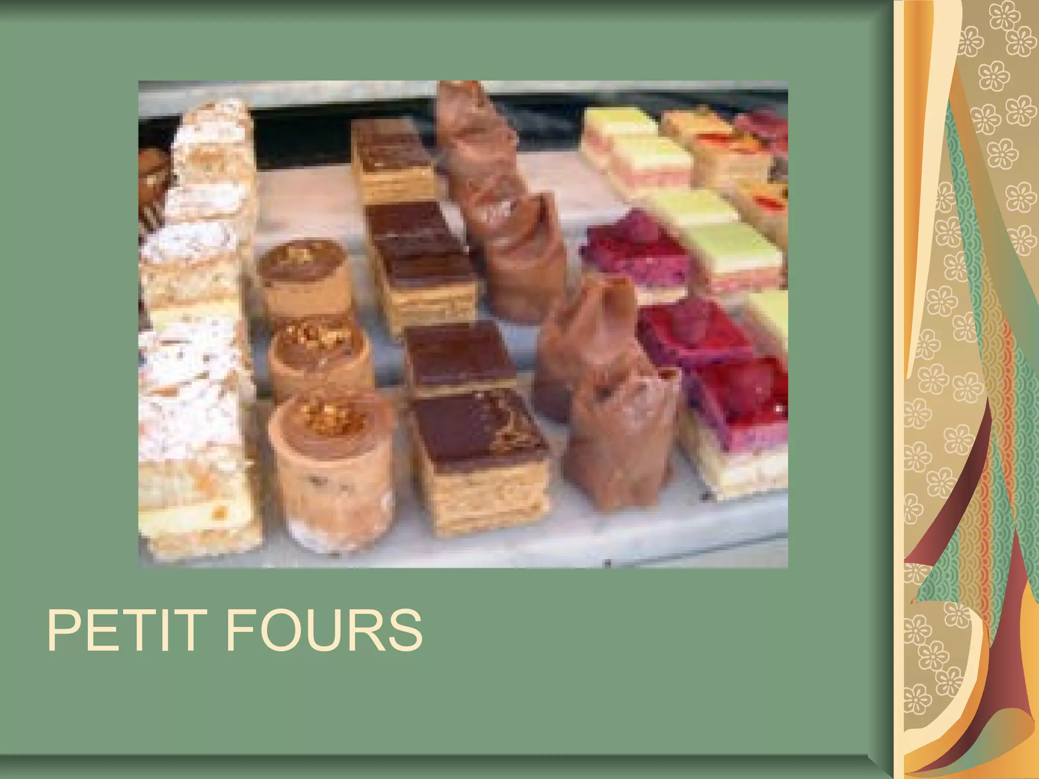 Petit fours | PPT