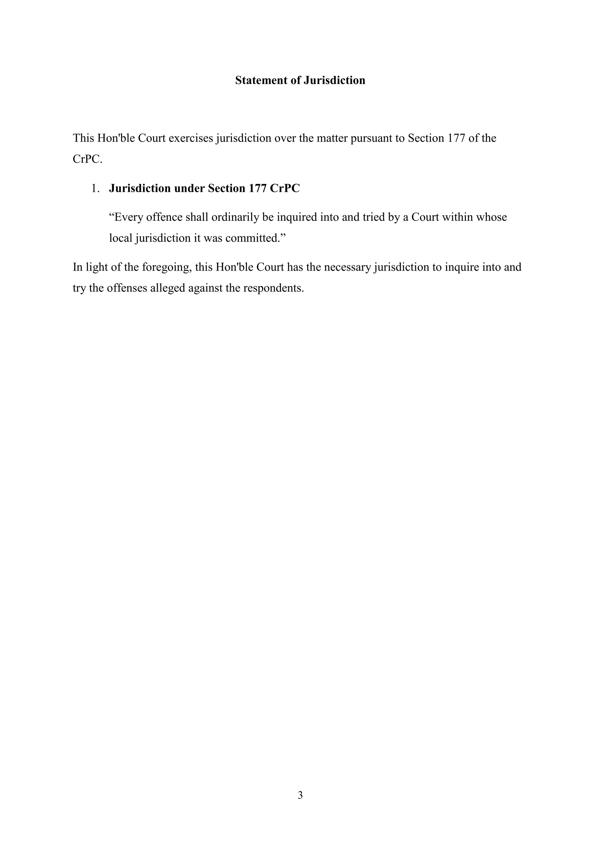 Petitioner Moot Memorial including Charges and Argument Advanced.docx