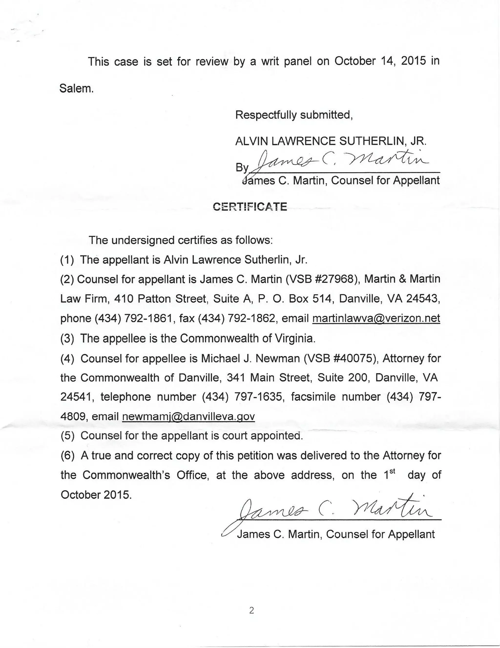 Petition for writ of certiorari | PDF