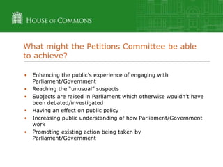Petitions Committee | PPTX