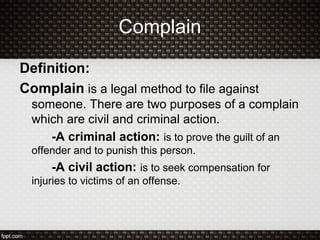 Petition to review | PPT