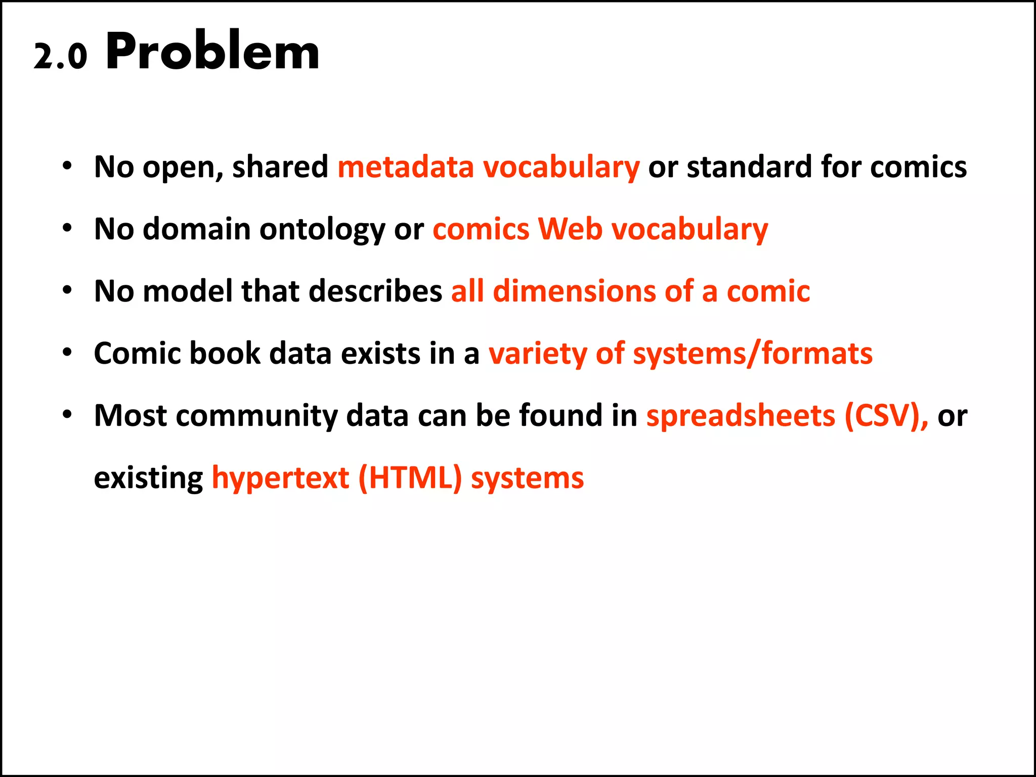 Thesis Defense: Building a Semantic Web of Comic Book Metadata | PPT ...