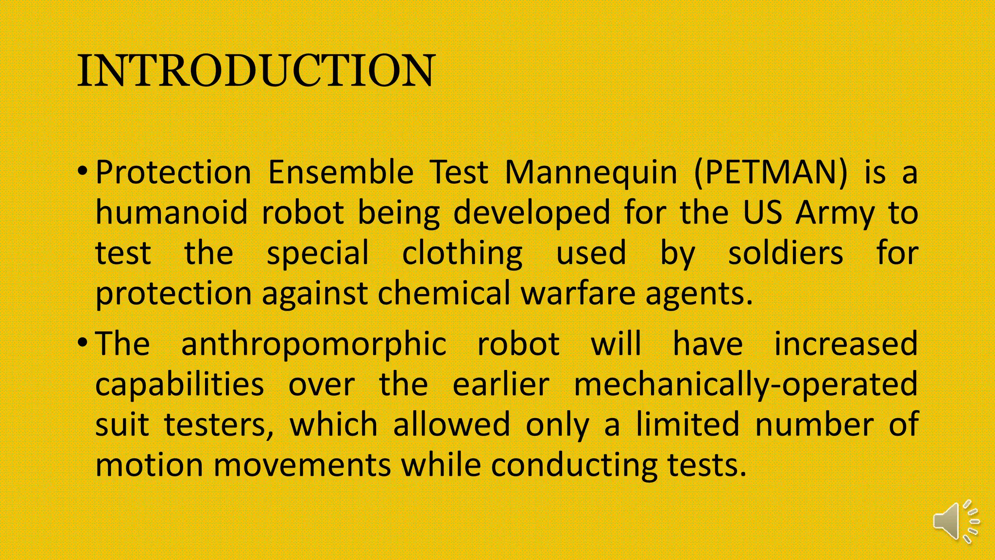 Petman (protection ensemble test mannequin) humanoid military robot ...