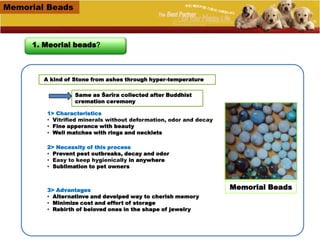 Pet memorial beads | PPTX