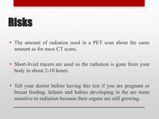 Pet positron emission tomography (pet) | PPTX