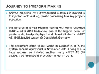 Greenpet Preforms : Husky Made Pet preforms | PPT