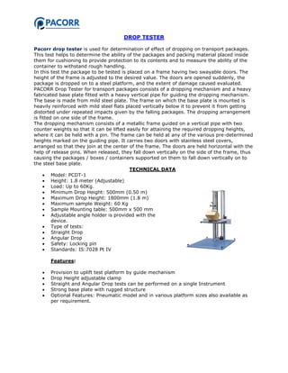 Pet & Preform Testing Instruments | PDF