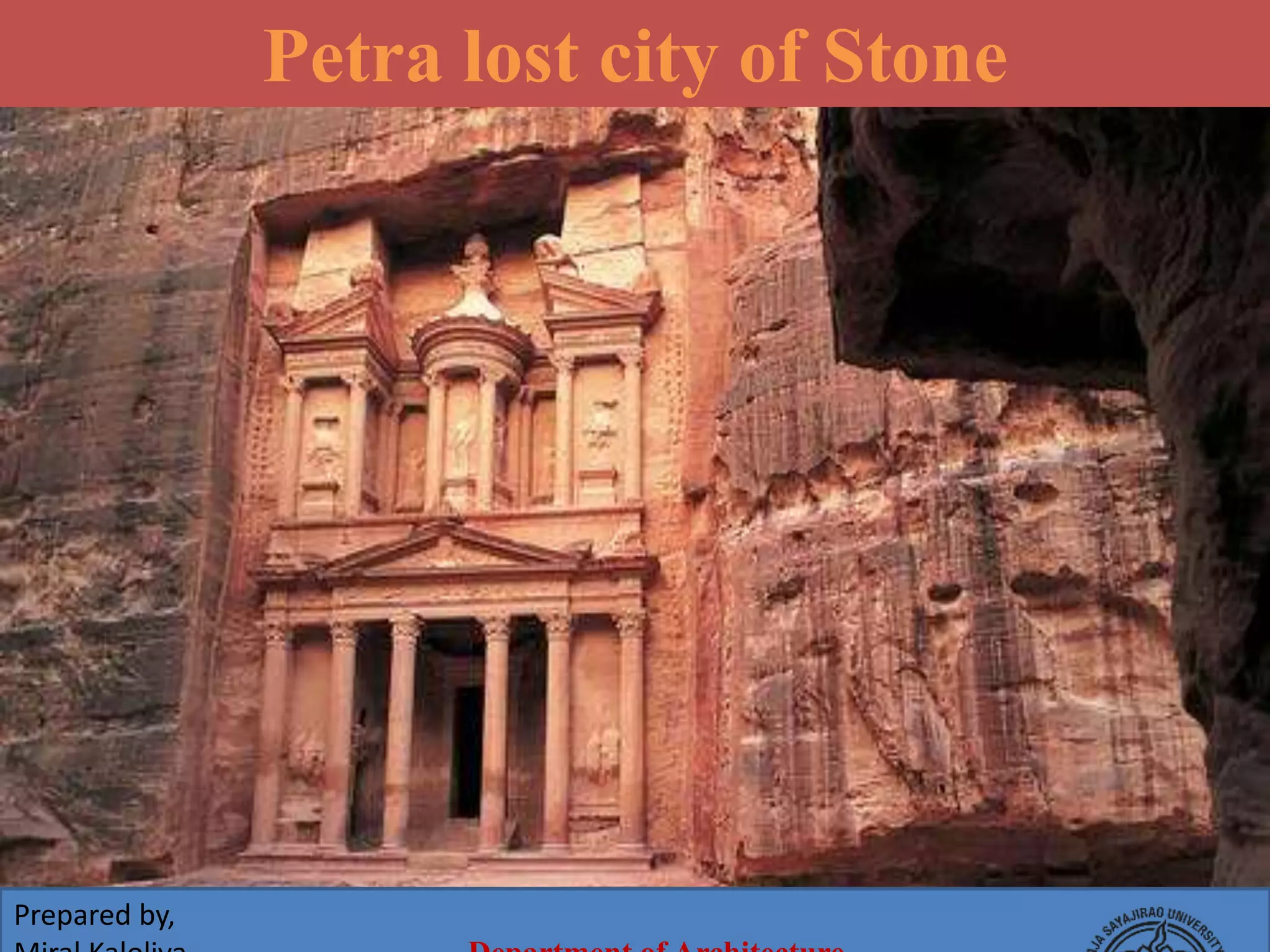 Petra human settlement | PPTX