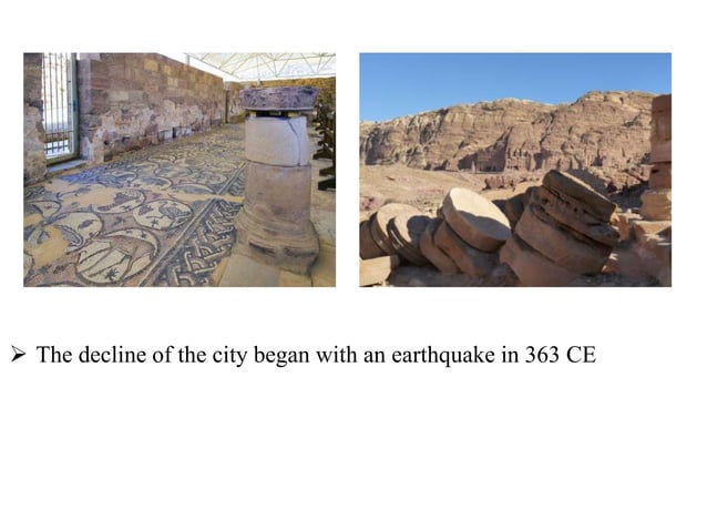 Petra human settlement | PPTX | Historic Site and Landmark Tours ...