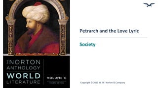 Petrarch and the Love Lyric | PPT
