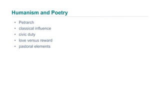 Petrarch and the Love Lyric | PPTX