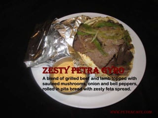 Petras Cafe Menu Pic's | PPTX | Food & Drink