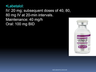 Protocol for MANAGEMENT OF SEVERE PRE-ECLAMPSIA/ ECLAMPSIA Green top ...