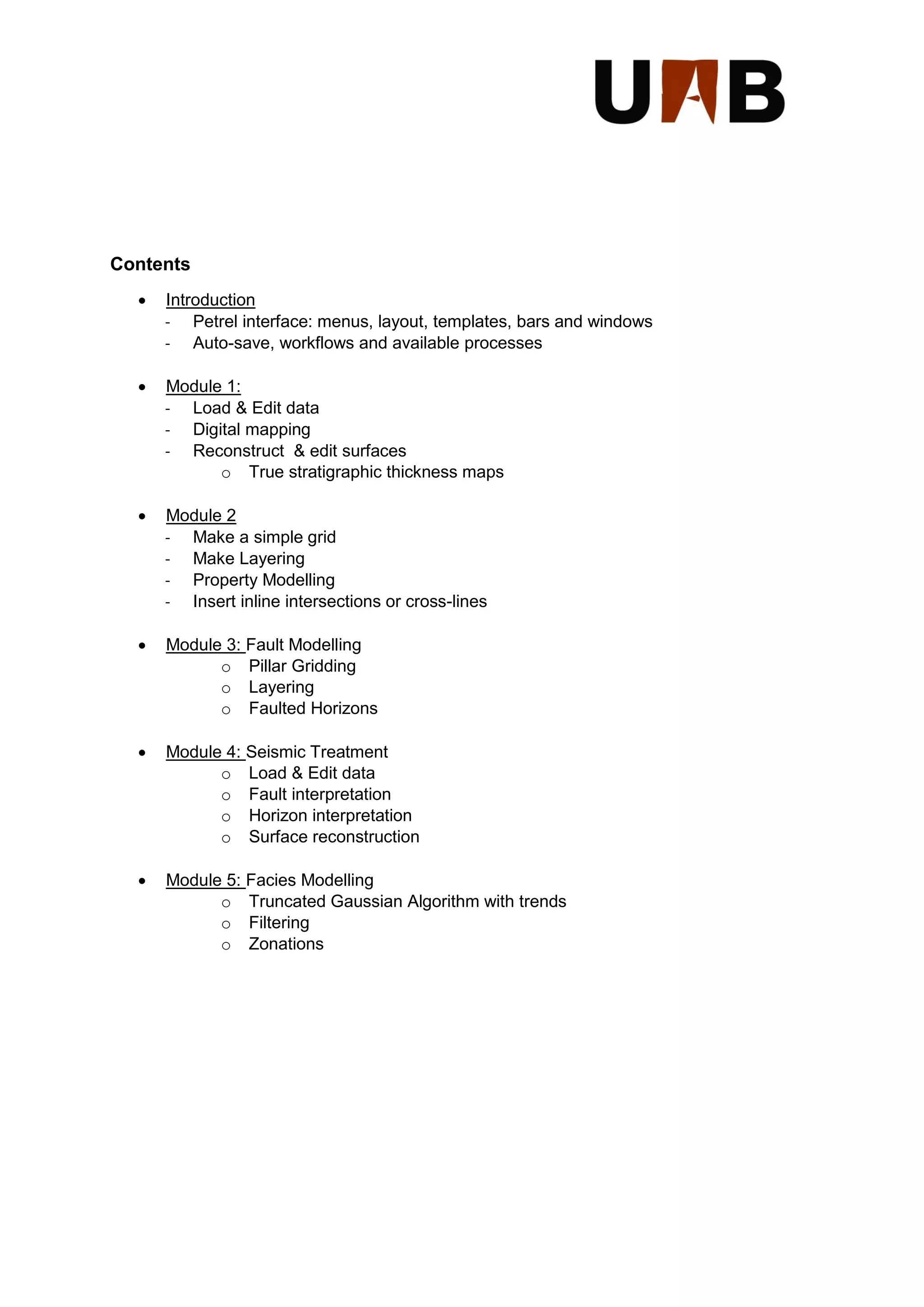 Petrel introduction course guide | PDF