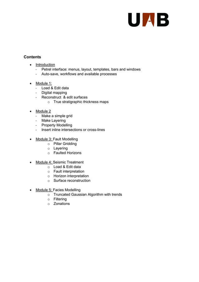 Petrel introduction course guide | PDF | Geology | Science