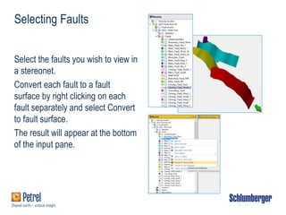 Petrel - Visualizing Modelled Faults in a Stereonet.pdf