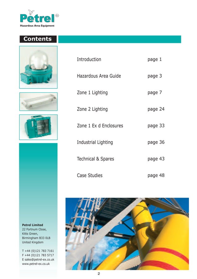 Petrel Hazardous Area Zone 1 & Zone 2 Lighting & Enclosures (ATEX ...